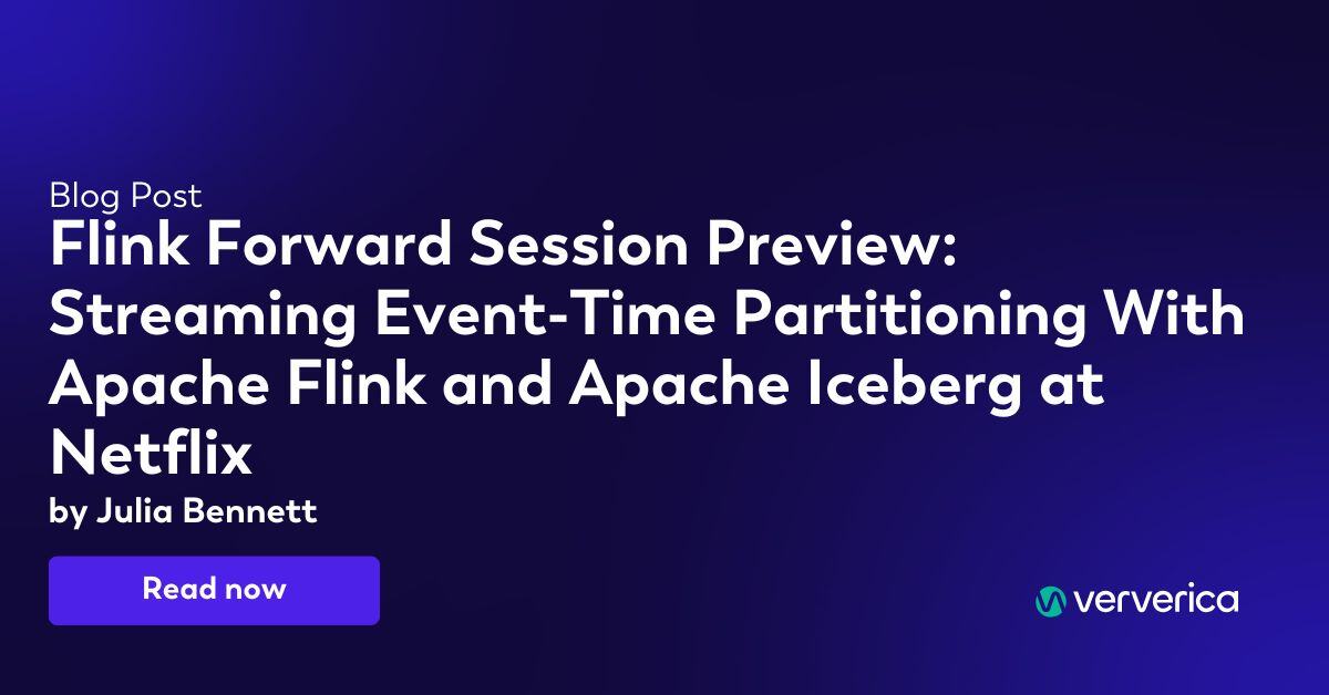 Streaming Event-Time Partitioning With Apache Flink and Apache Iceberg